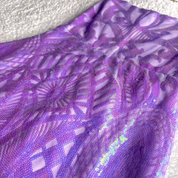 Dresses | Purple Sequin Dress | Poshmark